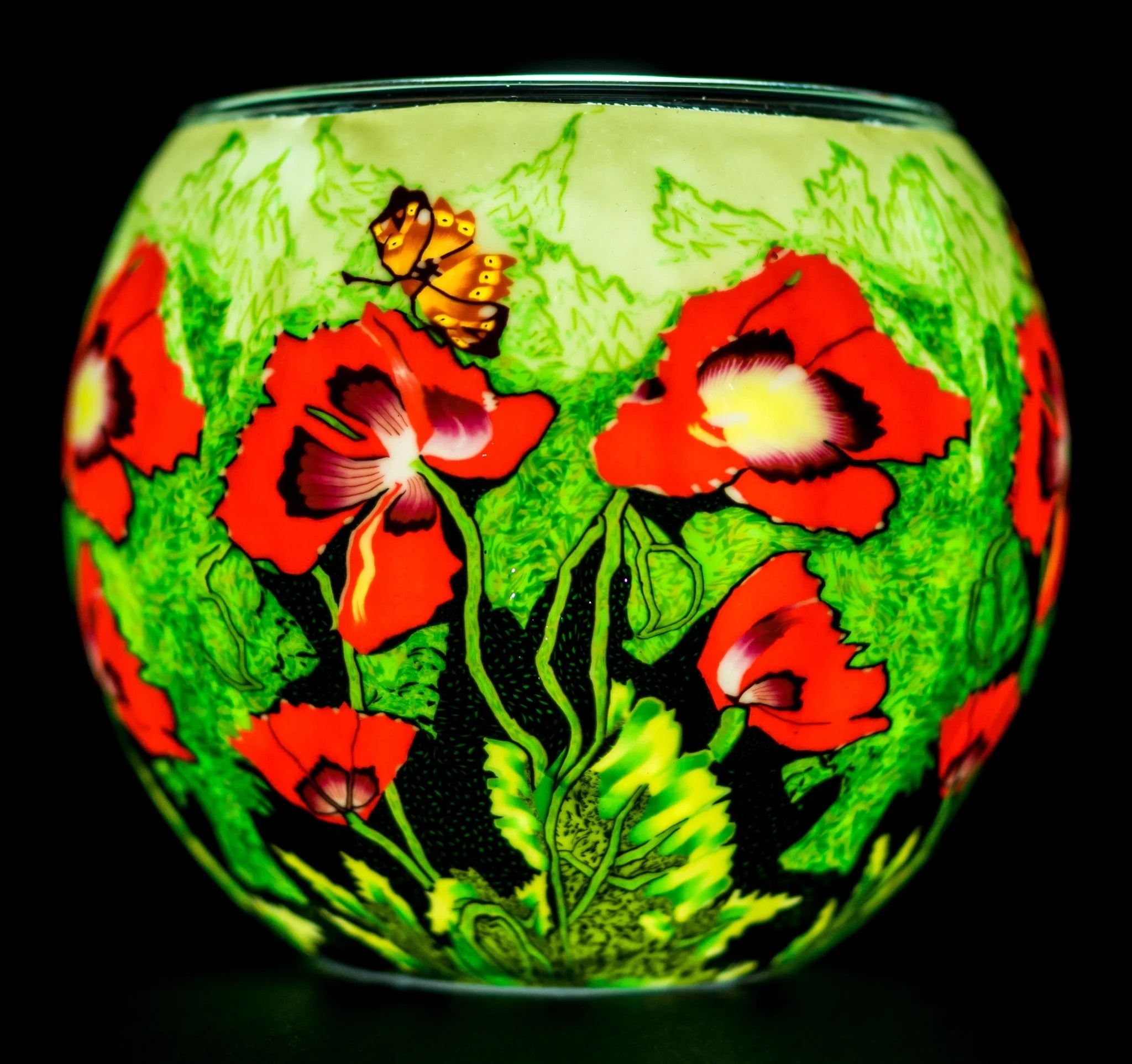 Butterfly Landing - Claymaster Light Globe – Spinfinity Canada