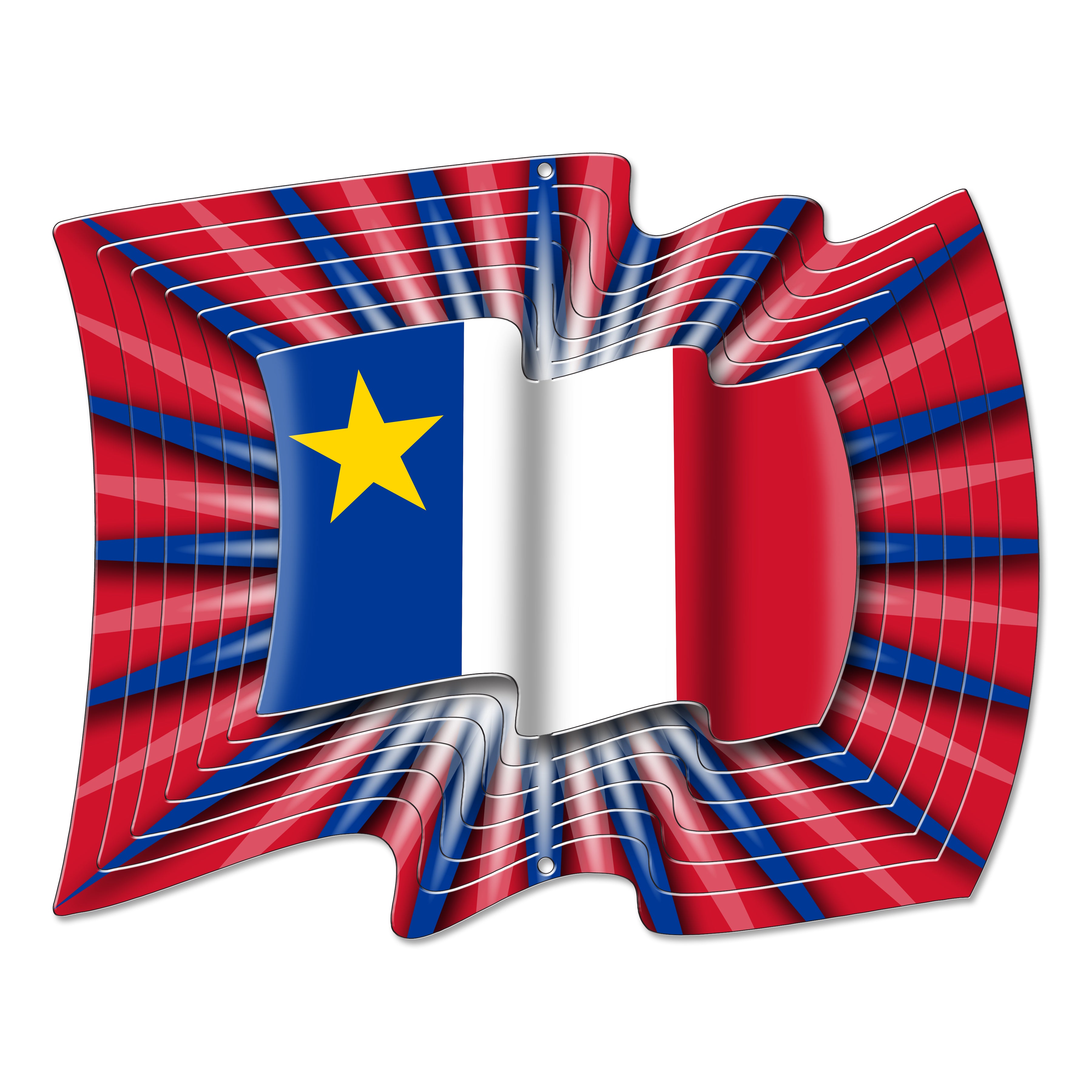 LARGE ACADIAN FLAG – Spinfinity Canada