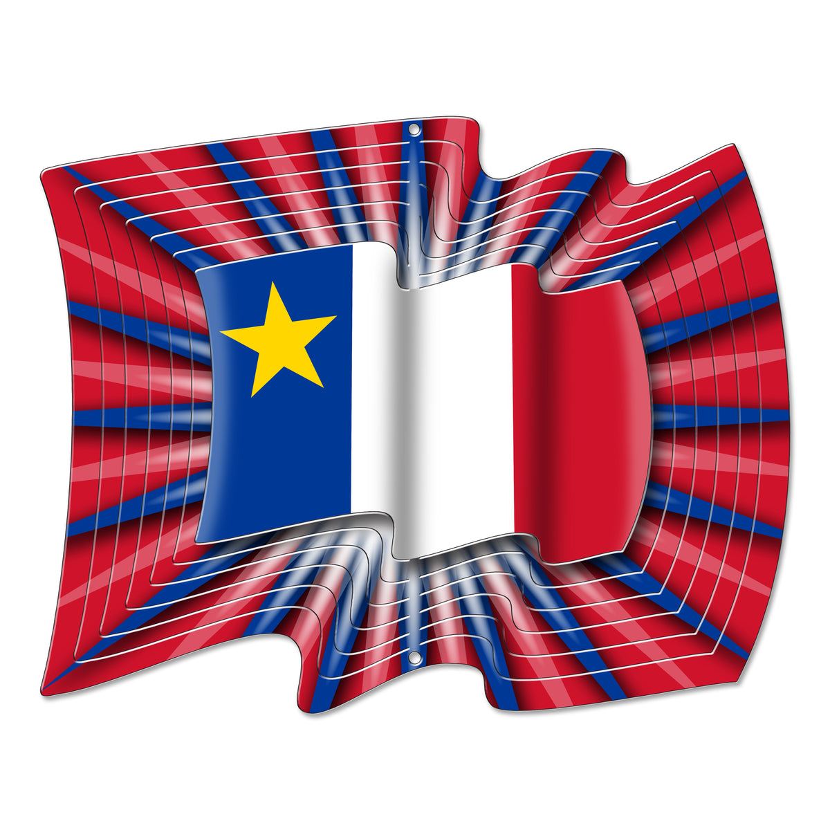 LARGE ACADIAN FLAG – spinfinitycanada/Cutting Edge