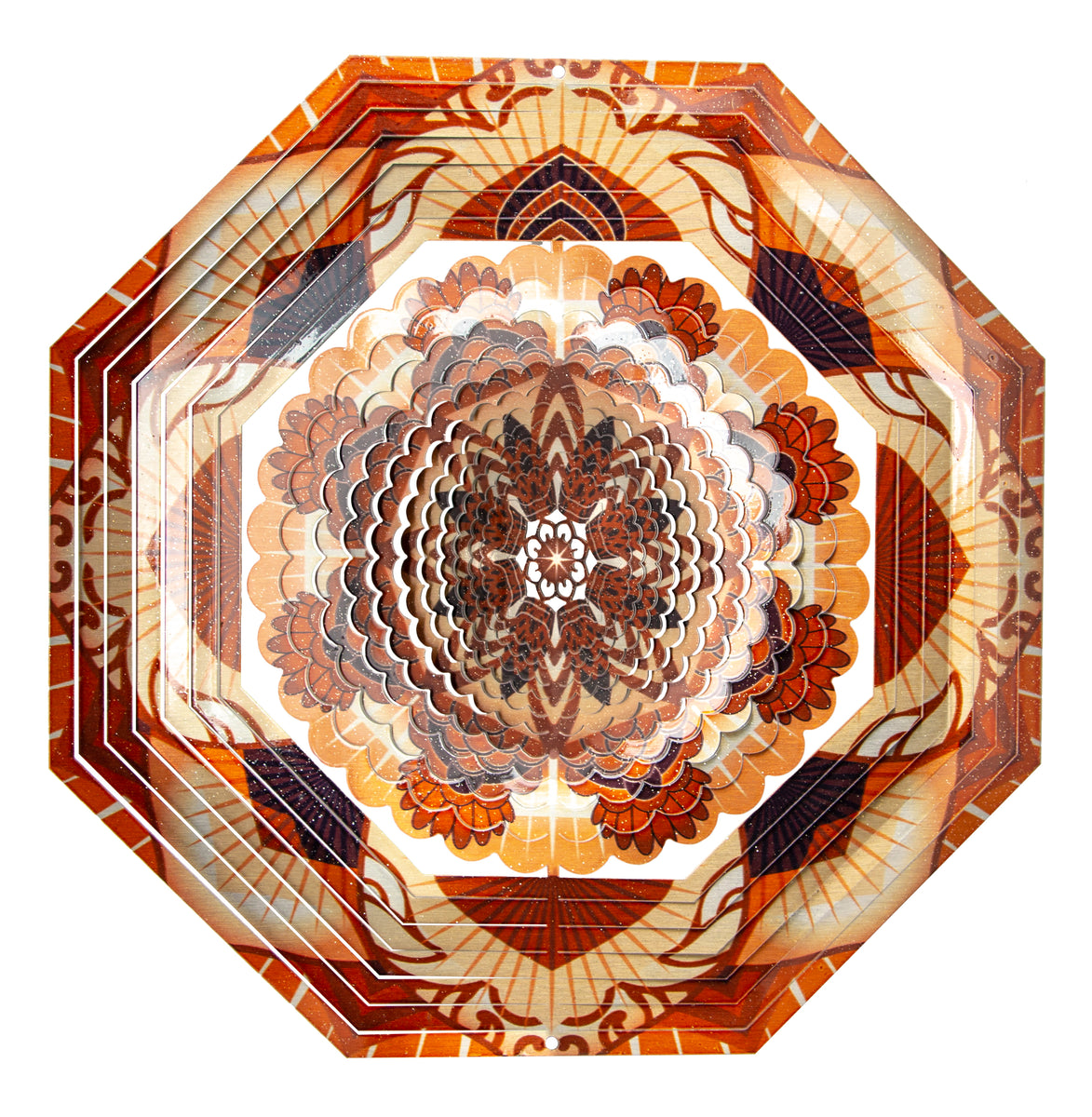 SMALL COPPER OCTAGONAL MANDALA – spinfinitycanada/Cutting Edge